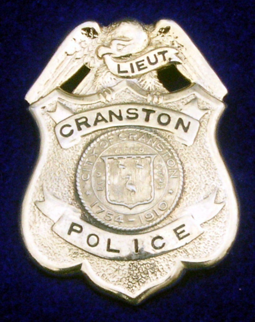 Badges & Patches | Cranston Police Department Retirees Association