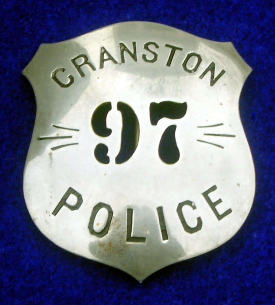 Badges & Patches | Cranston Police Department Retirees Association