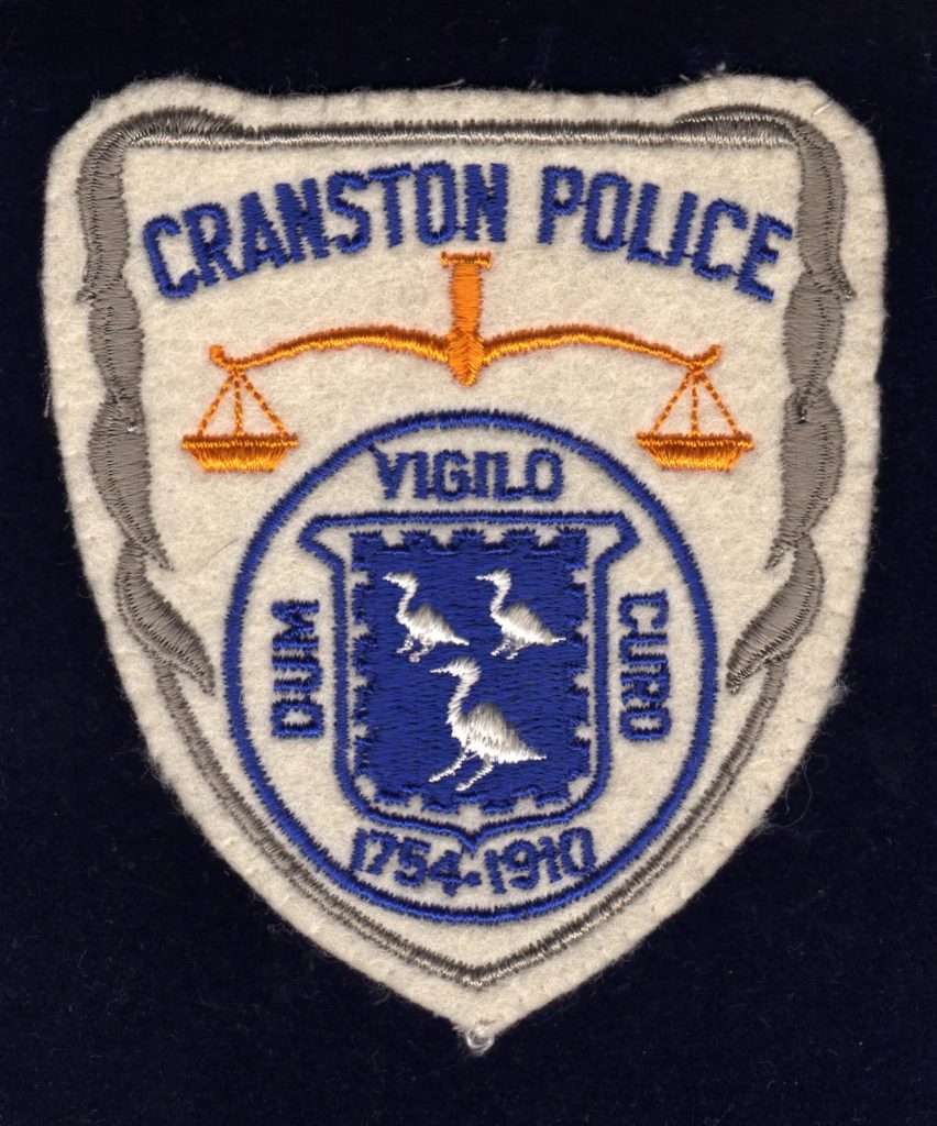 Badges & Patches | Cranston Police Department Retirees Association